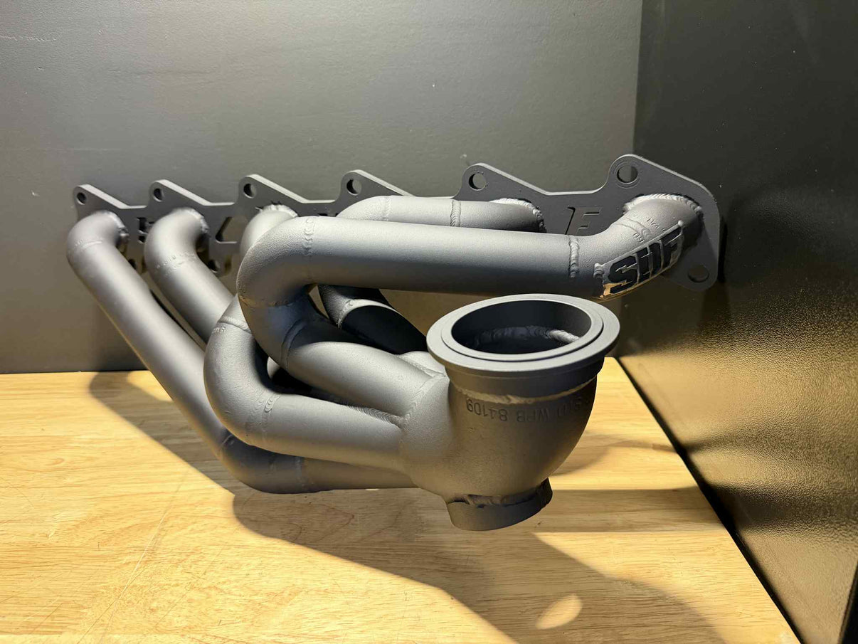 Ford BARRA Turbo Manifold - X-Series pro mod – Side Design Fabrications