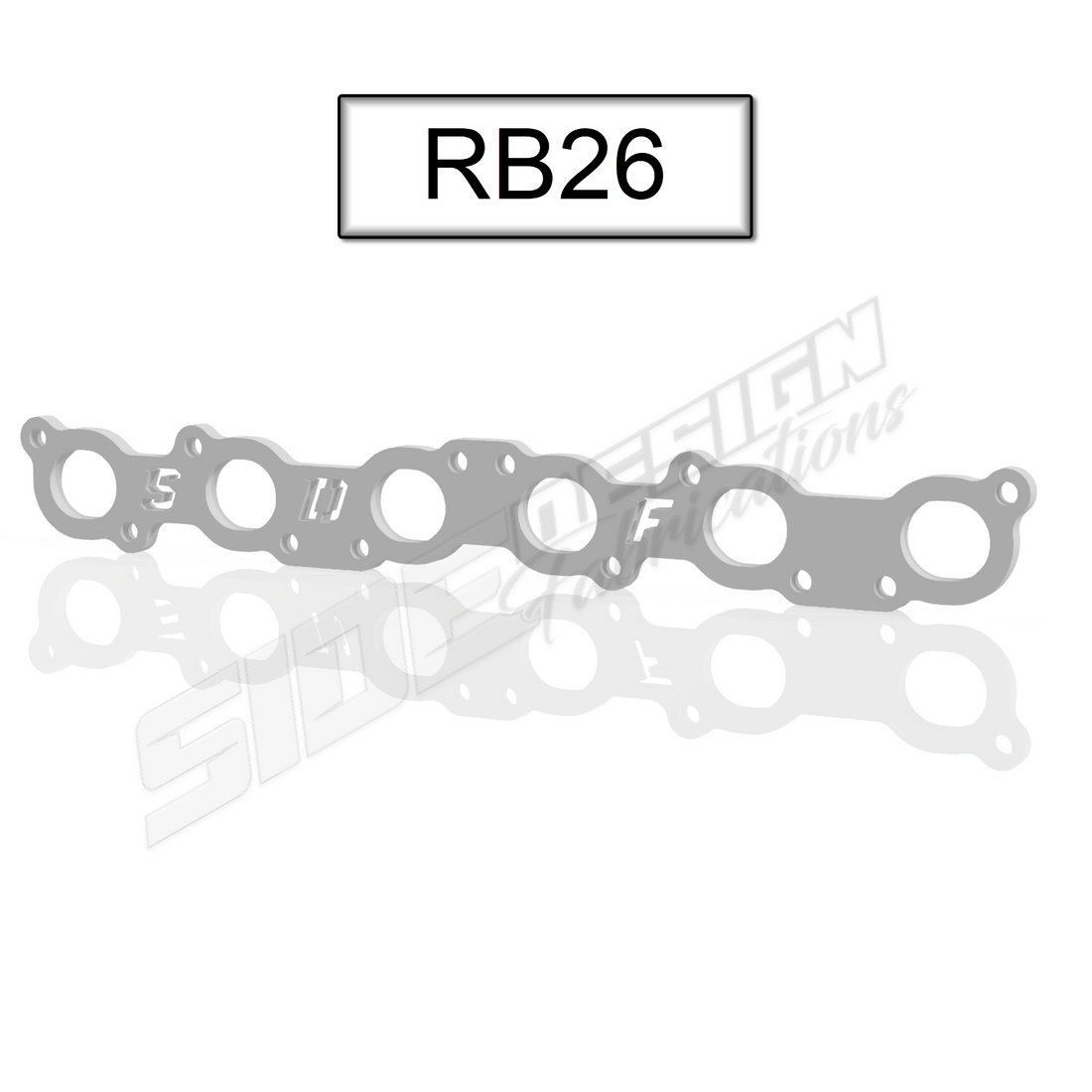SDF Nissan RB26 Exhaust Header Flange – Side Design Fabrications