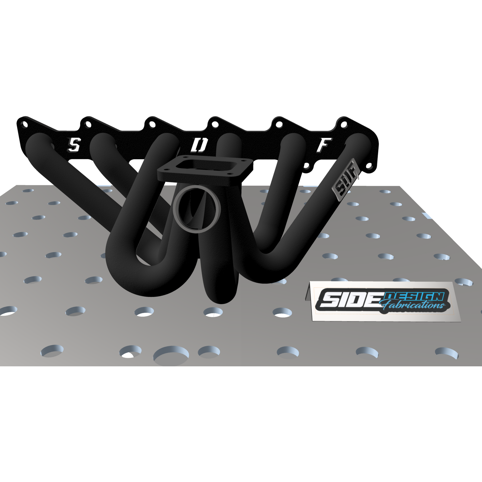 Ford BARRA HIGH-MOUNT Manifold – Side Design Fabrications