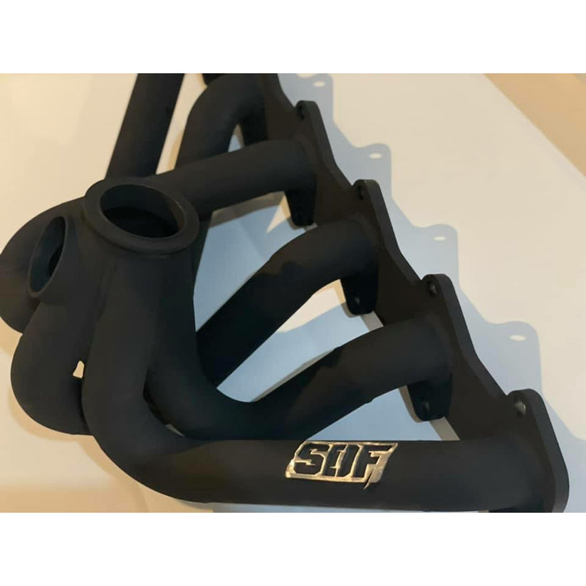 Ford BARRA HIGH-MOUNT Manifold – Side Design Fabrications