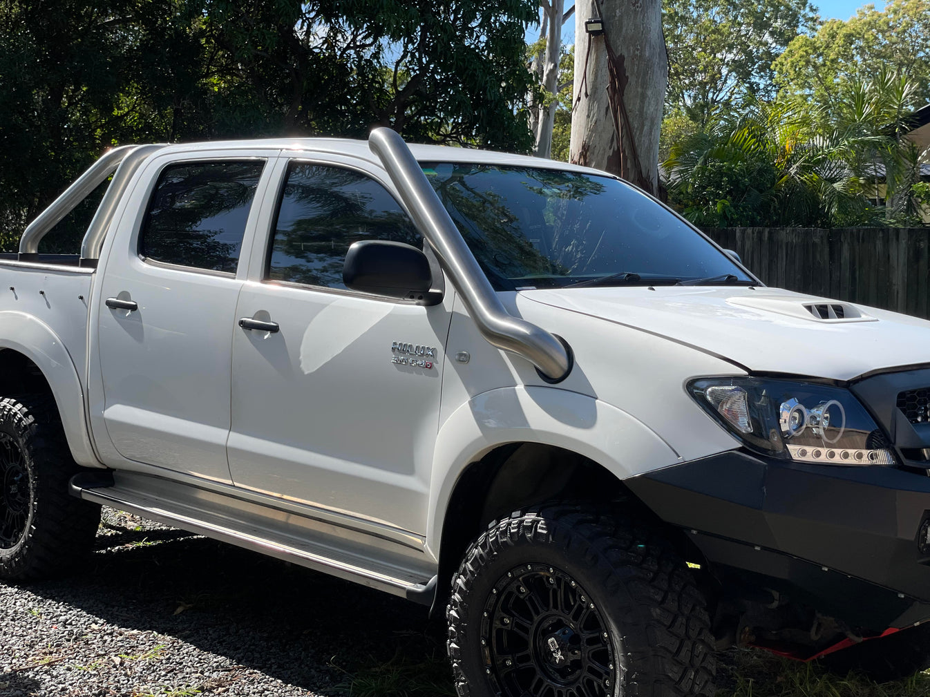 Toyota Hilux N70 MID ENTRY Stainless Steel Snorkel – Side Design ...