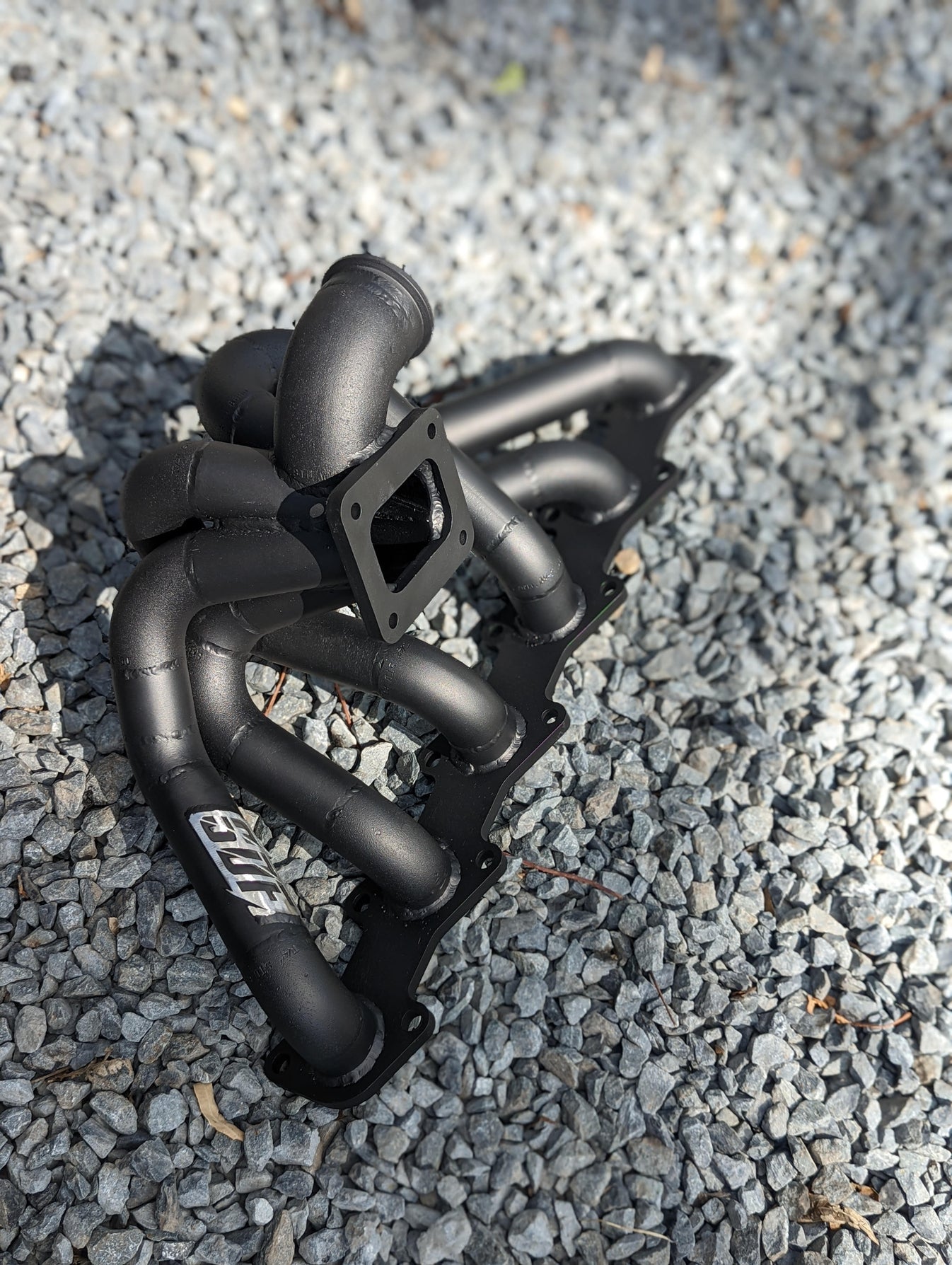 Ford BARRA HIGH-MOUNT Manifold – Side Design Fabrications