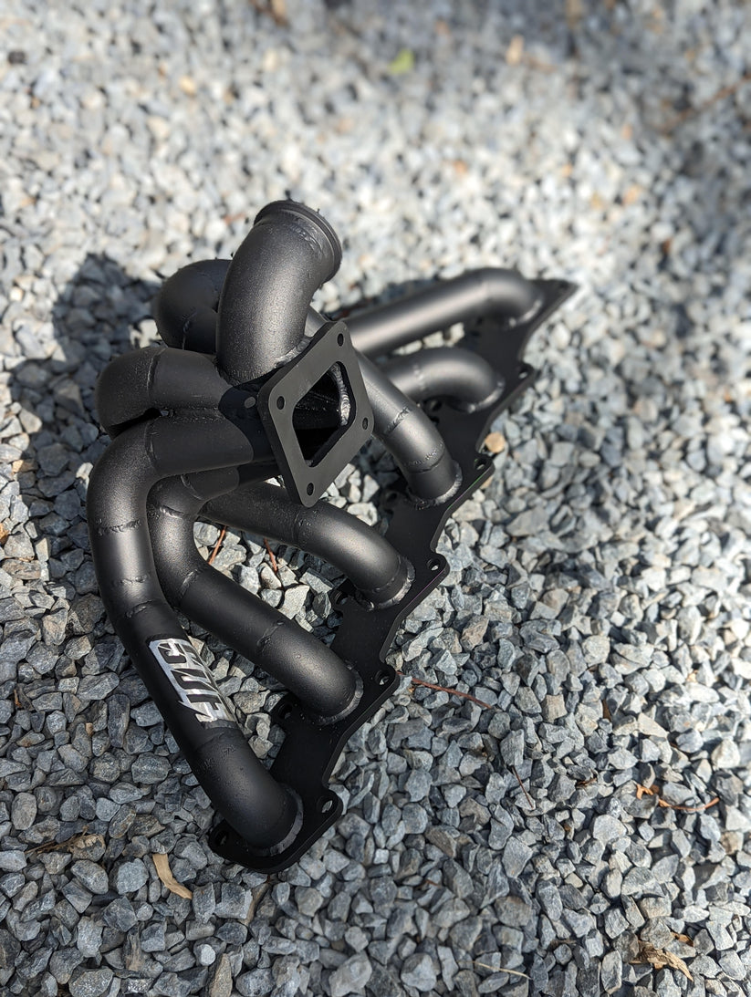 Ford BARRA HIGH-MOUNT Manifold – Side Design Fabrications